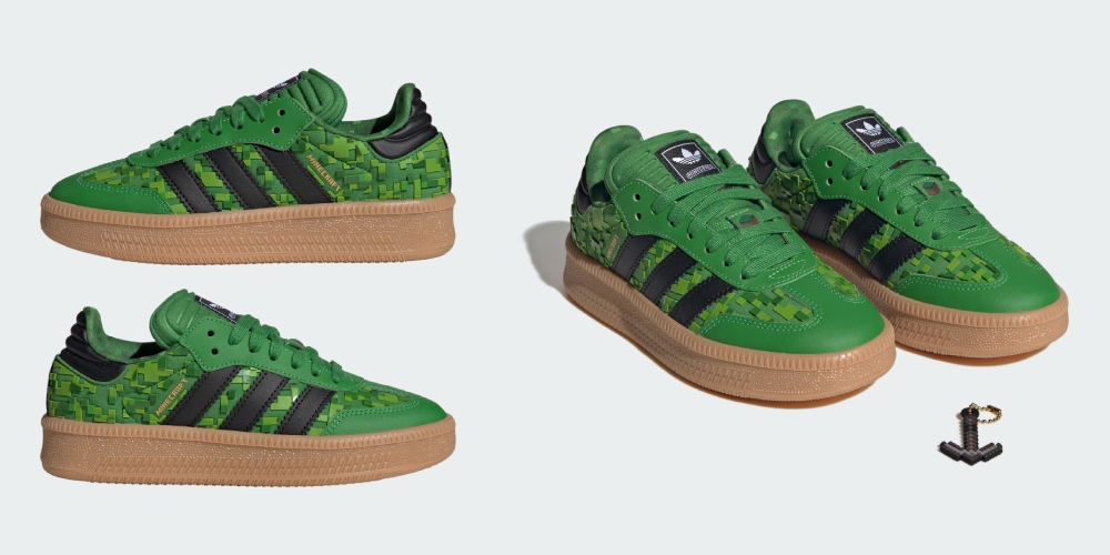 Adidas brings Minecraft mobs out of the game and into a holiday sneaker ...