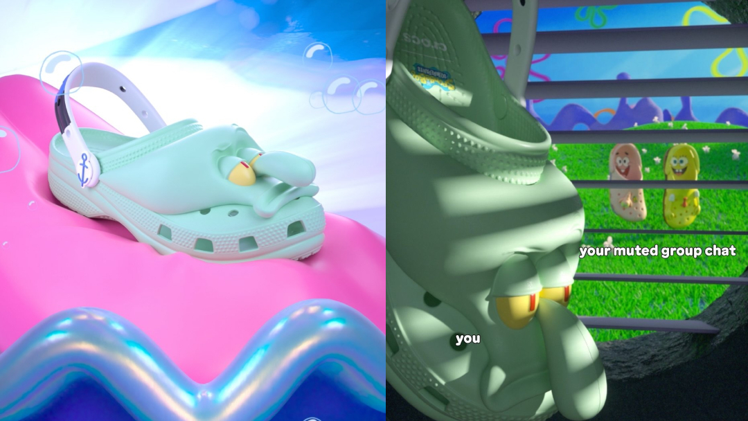 Crocs counters SpongeBob's optimism—enter Squidward, its existential ...