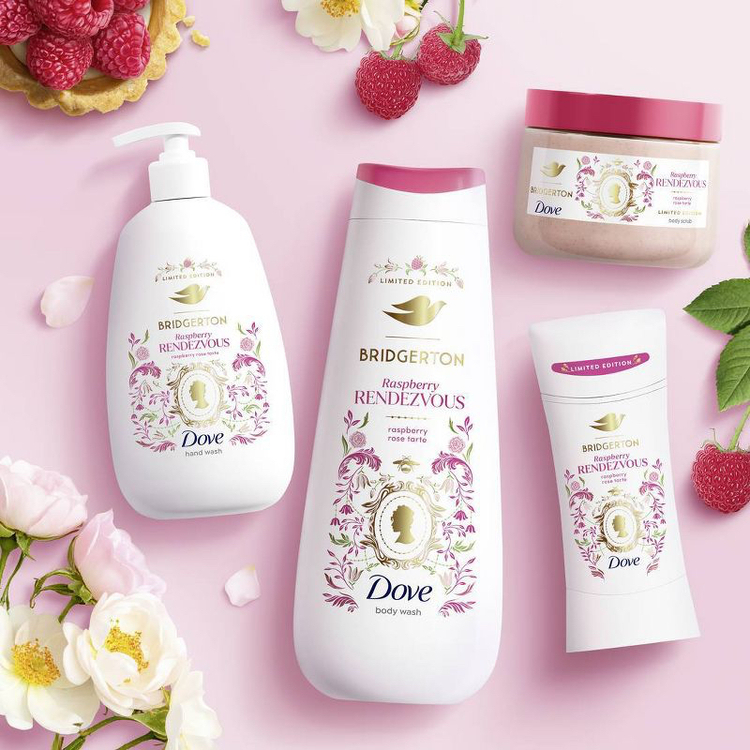 Dove brings Bridgerton's Regency glamour to everyday body care with a ...