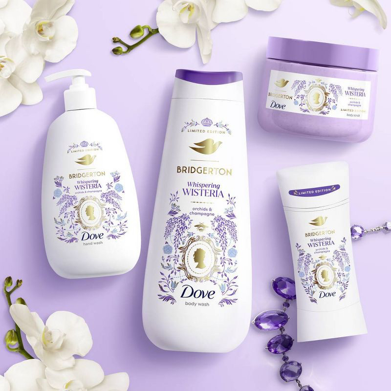 Dove brings Bridgerton's Regency glamour to everyday body care with a ...