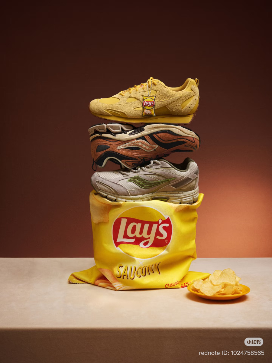 Lay's & Saucony get crunching creatively, turning potato chip flavors ...