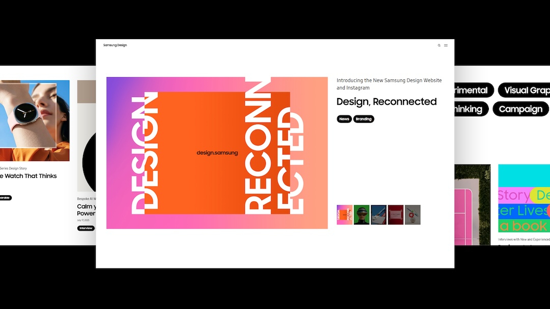 Samsung revamps website dedicated to design alongside new Instagram ...