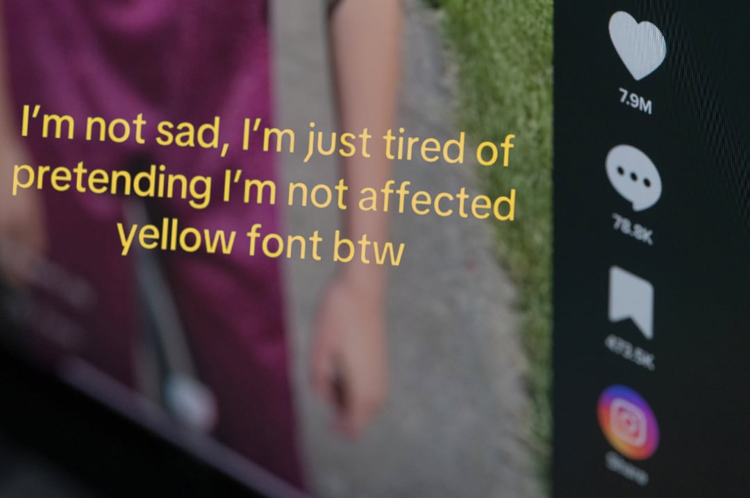 TikTok's 'Yellow Font Theory' has users feeling all sorts of things ...