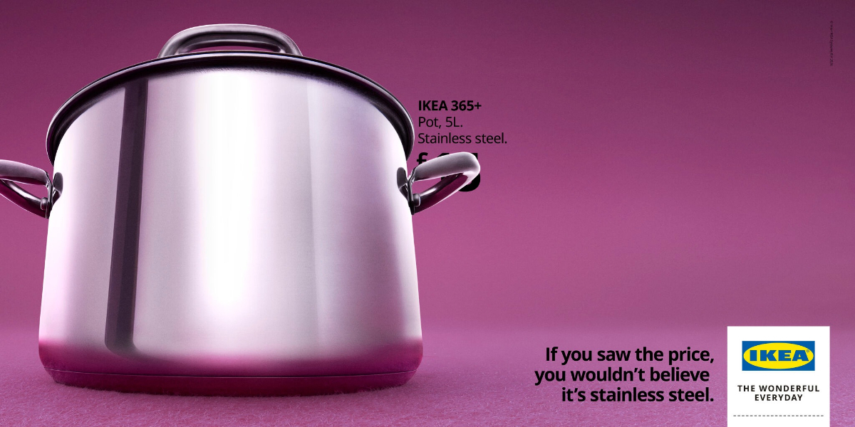 IKEA hides price tags to let the quality of its materials shine - Ad ...