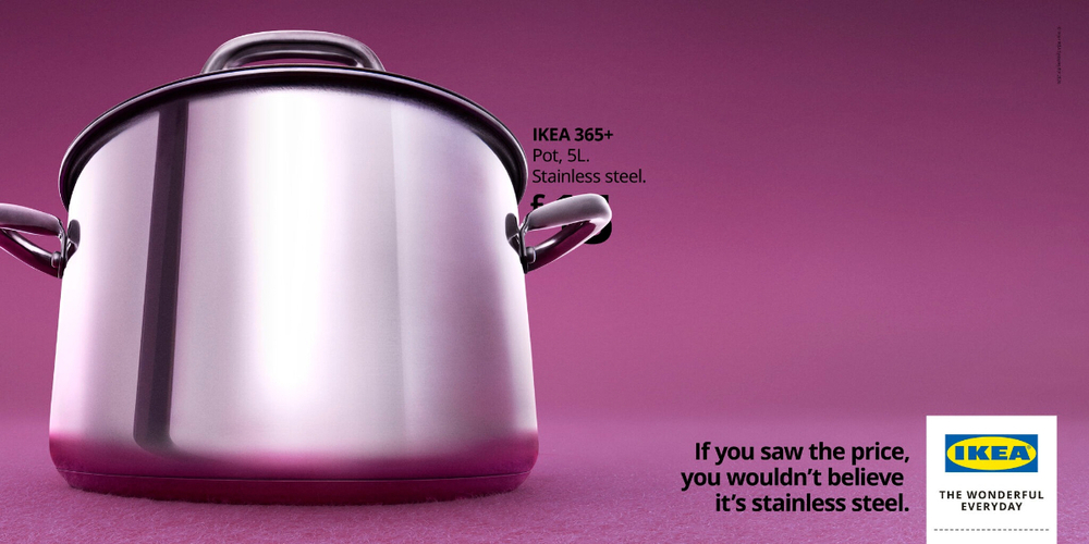 IKEA hides price tags to let the quality of its materials shine - Ad ...