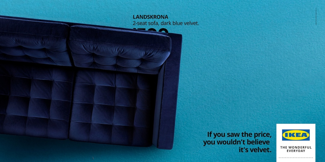 IKEA hides price tags to let the quality of its materials shine - Ad ...