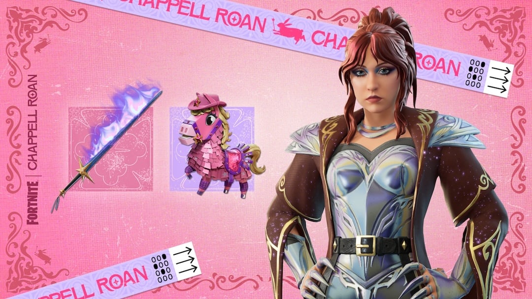 Chappell Roan spawns into 'Fortnite' with Pink Pony power and playable ...