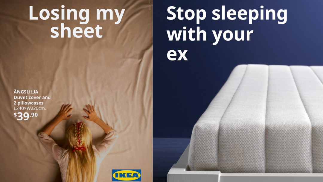 IKEA woos couples & exes alike with cheeky Valentine's bedding ads - Ad ...