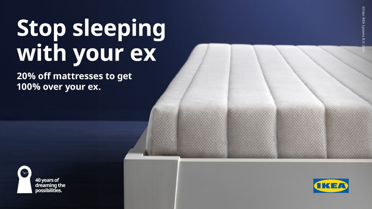 IKEA woos couples & exes alike with cheeky Valentine's bedding ads - Ad ...