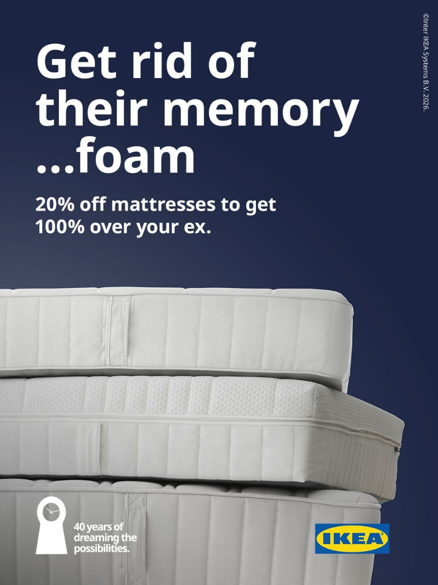 IKEA woos couples & exes alike with cheeky Valentine's bedding ads - Ad ...