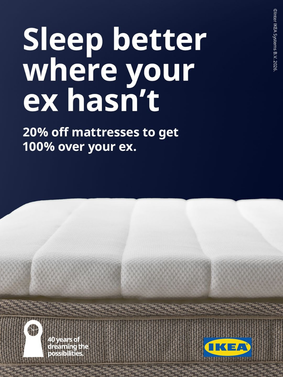 IKEA woos couples & exes alike with cheeky Valentine's bedding ads - Ad ...