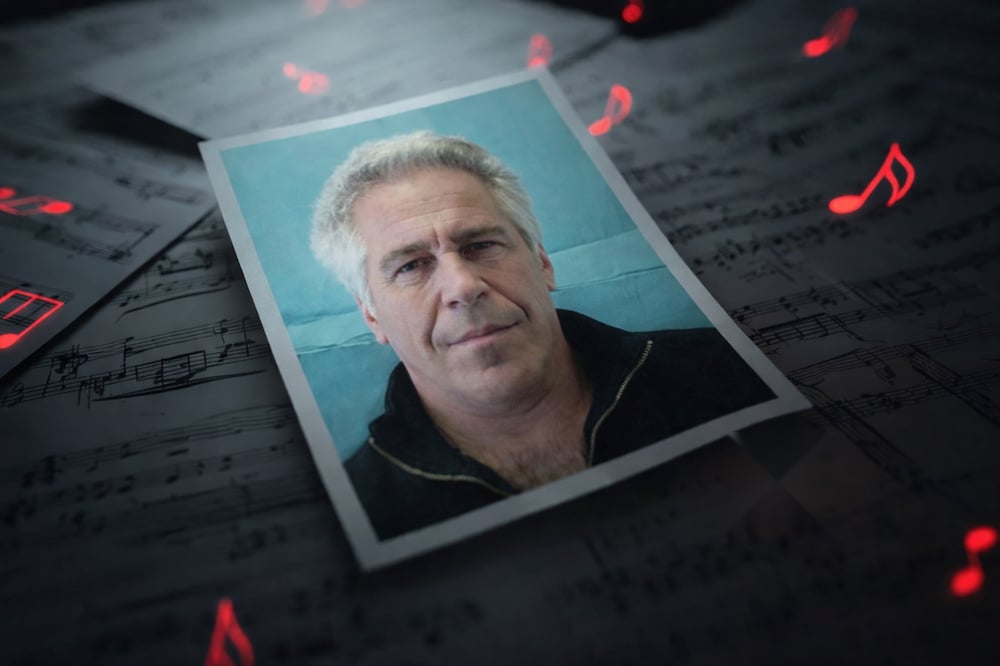 Redacted Epstein files get remixed into music, with blackout bars as ...