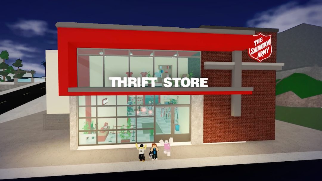 The Salvation Army opens world's first digital thrift store on Roblox ...