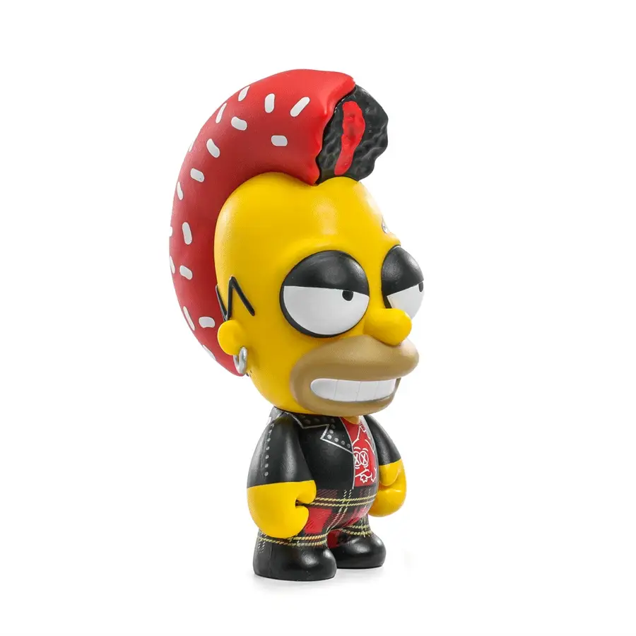 Homer Simpson takes on a punk makeover with donut-energy baked into a ...