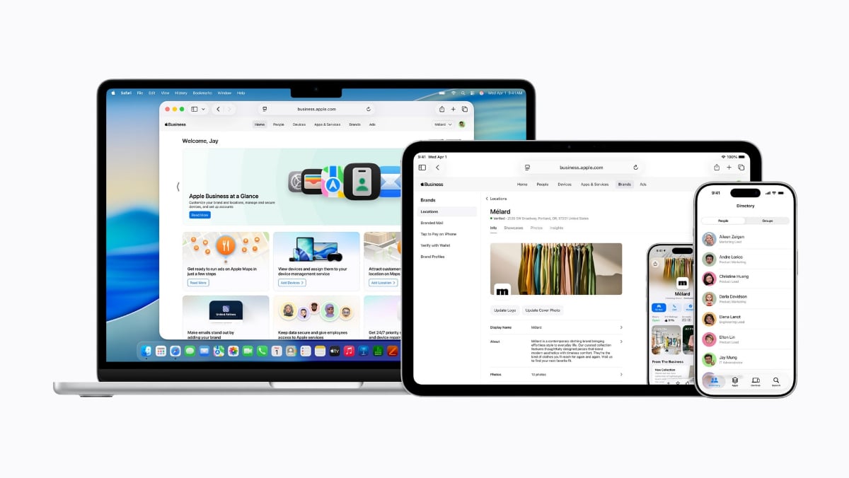 Apple introduces 'Apple Business' as an all-in-one hub for companies ...
