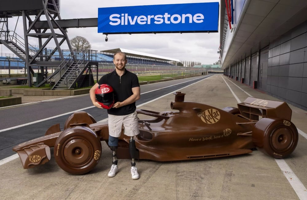 KitKat puts a sweet spin on Formula 1 with a life-sized chocolate race ...
