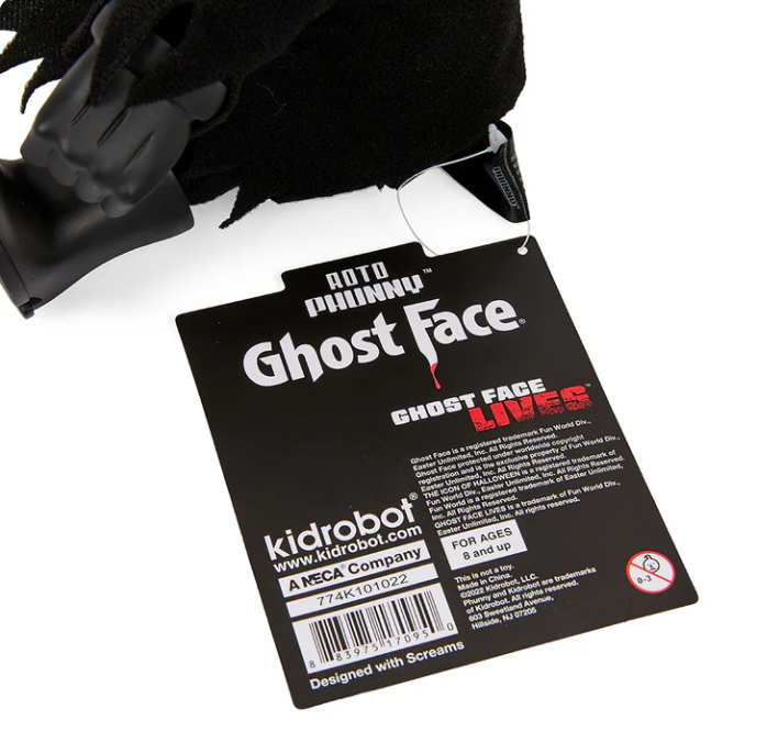 GhostFace's iconic mask gets a glowing, stylized redesign in Kidrobot's ...