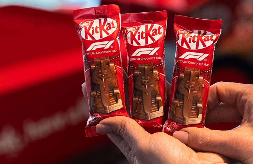 KitKat's 12-ton F1 chocolate haul vanishes in a heist—and the internet ...