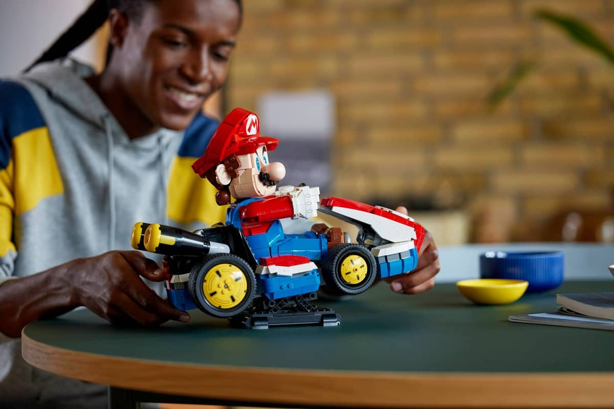 Mario's legendary 'Standard Kart' blasts into LEGO form with a vibrant ...