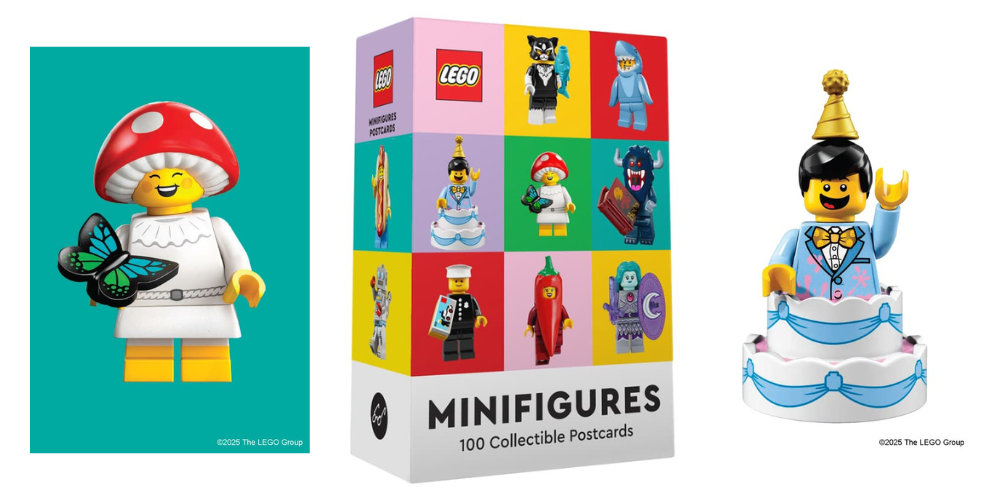 LEGO Minifigures turn into 100 collectible postcards packed with ...