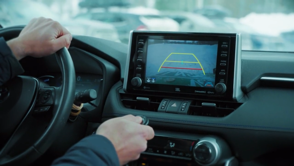 Remote-controlled cleaner targets backup camera lenses on vehicles ...