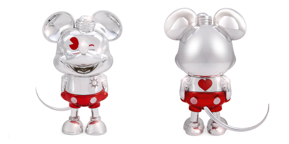 Sailor M Mickey Mouse figure shines in silver and red electroplate ...