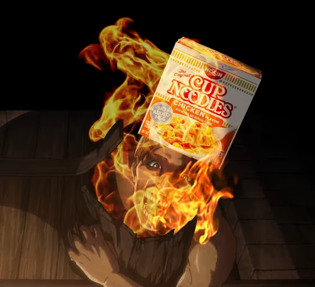 Cup Noodles channels 'Attack on Titan' for animated ramen cup showdown ...