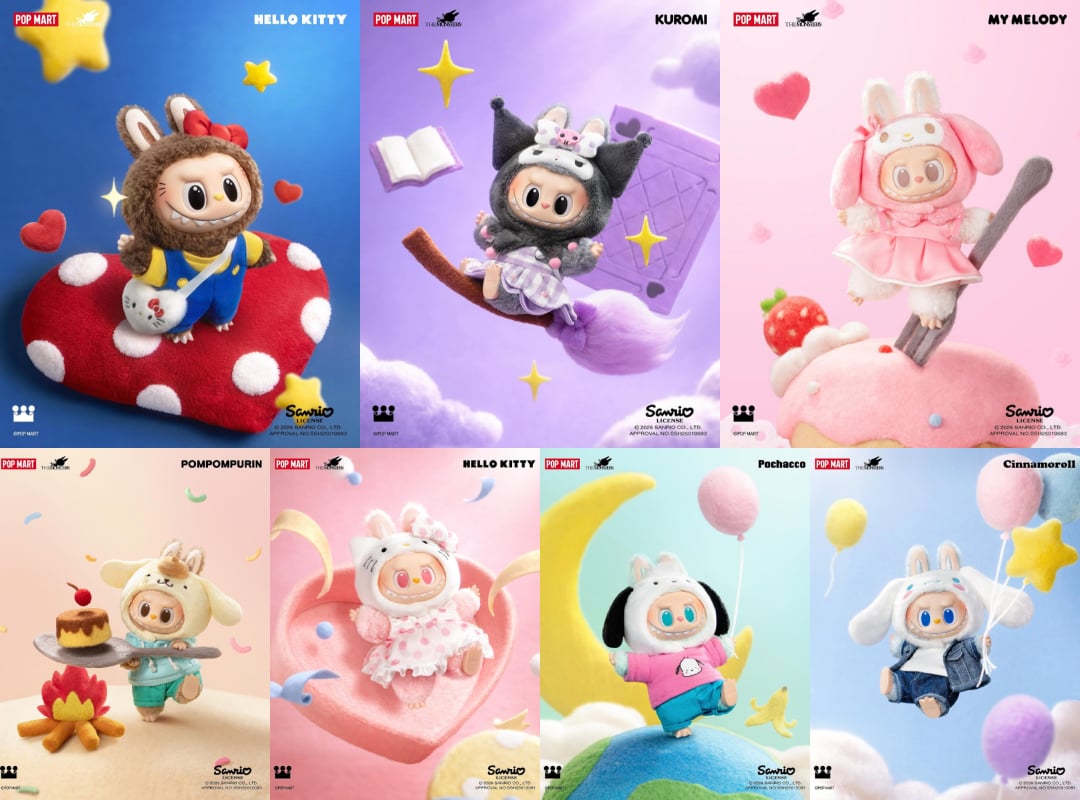 Pop Mart's Labubu gets a Sanrio glow-up with full look at Hello Kitty ...