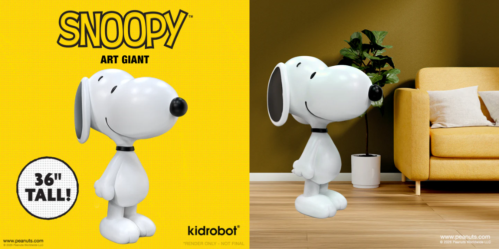 Peanuts' Snoopy gets a contemporary art toy makeover in Kidrobot's ...