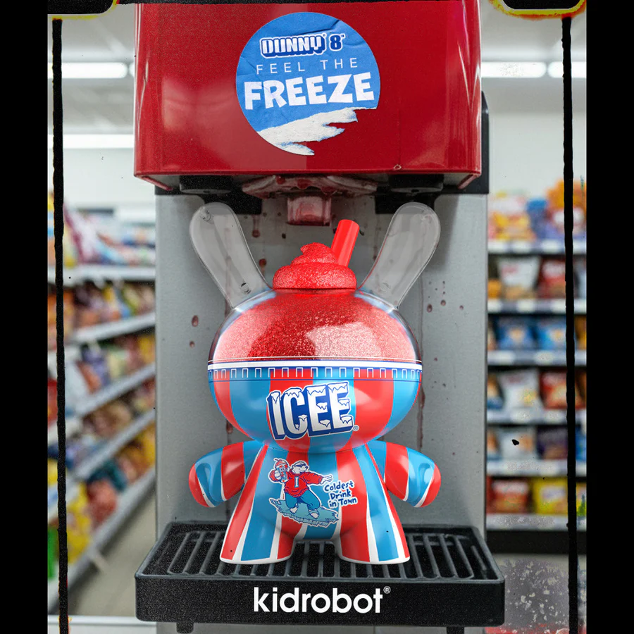 Cherry ICEE dunny turns a classic frozen drink into a collectible ...