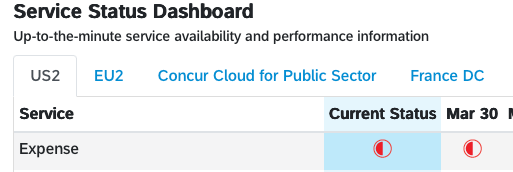Is SAP Concur down? [March 30, 2026] - SAP Concur down? - DesignTAXI ...