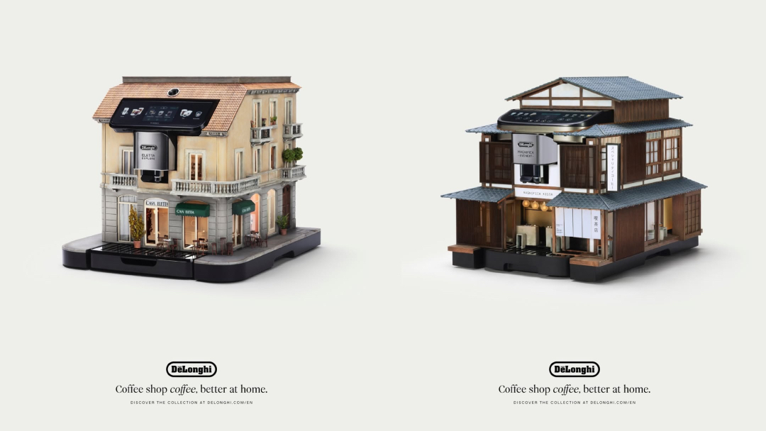 Wes Anderson's model creator dreams up De'Longhi coffee machines as ...