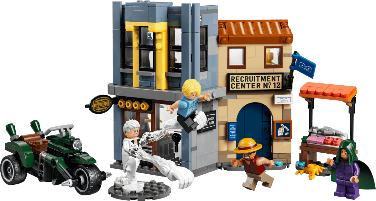 LEGO x One Piece stages a showdown with Captain Smoker in a smoke ...