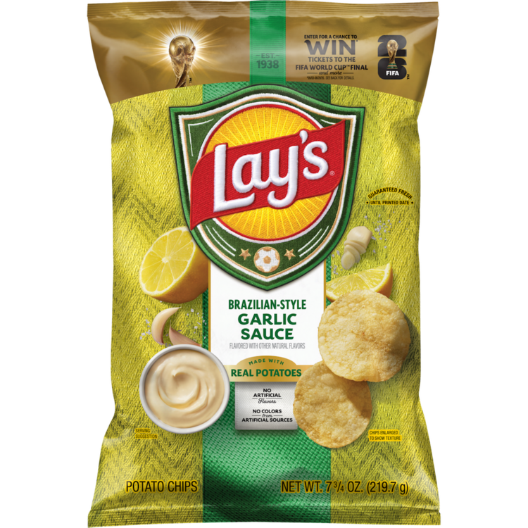 Lay's lines up 40 global potato chip flavors for World Cup season ...