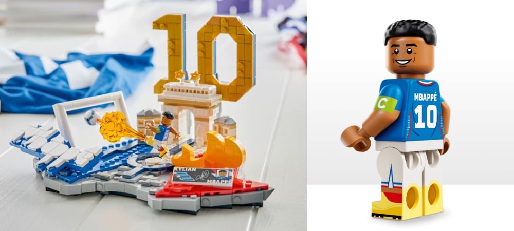 LEGO unites Lionel Messi, Cristiano Ronaldo, Kylian Mbappé and Vinícius ...