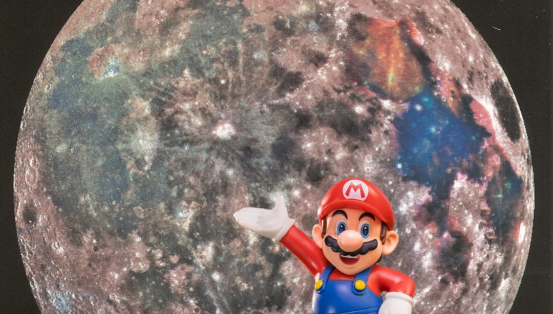 Moon image has people seeing 'Mario twerking' in its craters - Random ...