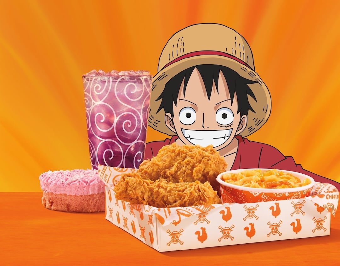 Popeyes x 'One Piece' sets sail with meal that doubles as a treasure ...