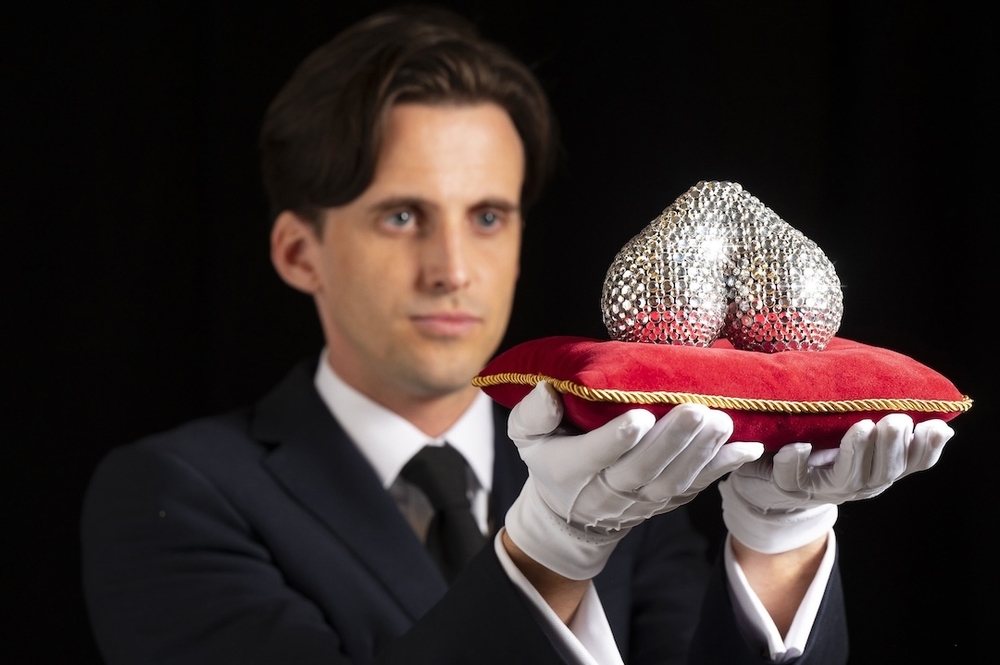 Gem-studded 'Crown Jewels' are a sparkling reminder to men to safeguard ...
