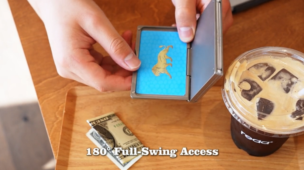 Mechanical wallet reinvents how you access your cards - Gadgets ...