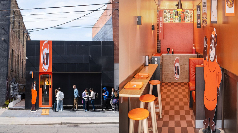 A&W condenses a whole restaurant to announce the arrival of smash ...