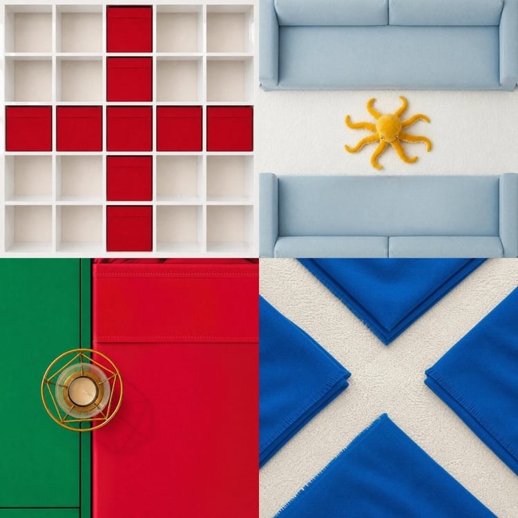 IKEA assembles flags using furniture to stack up on World Cup fever ...