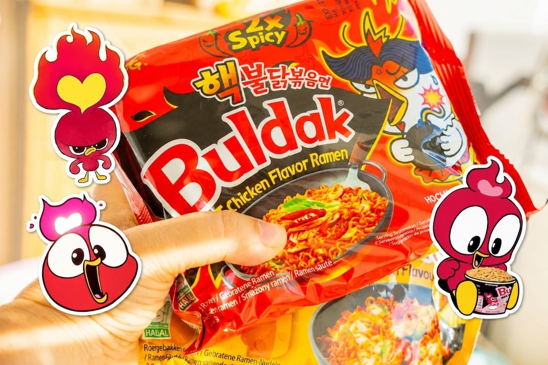 Korean fire noodle brand Buldak hatches new chick mascot, Peppo, to ...