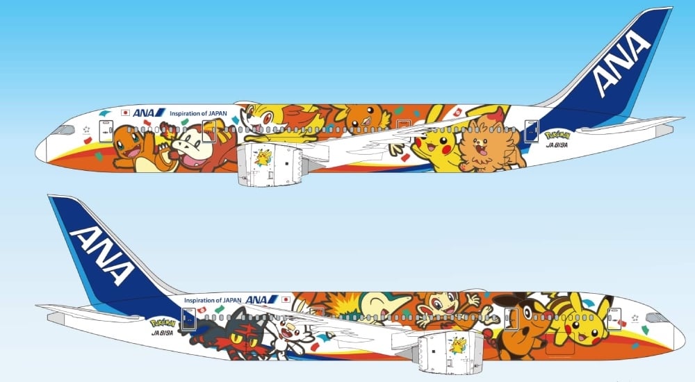 Pokémon nostalgia takes to the skies with ANA's new 'Red' and 'Green ...