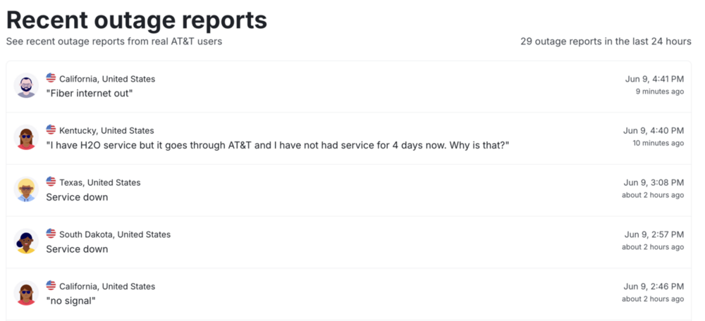 Is AT&T down? [June 9, 2026] - AT&T down? - DesignTAXI Community ...
