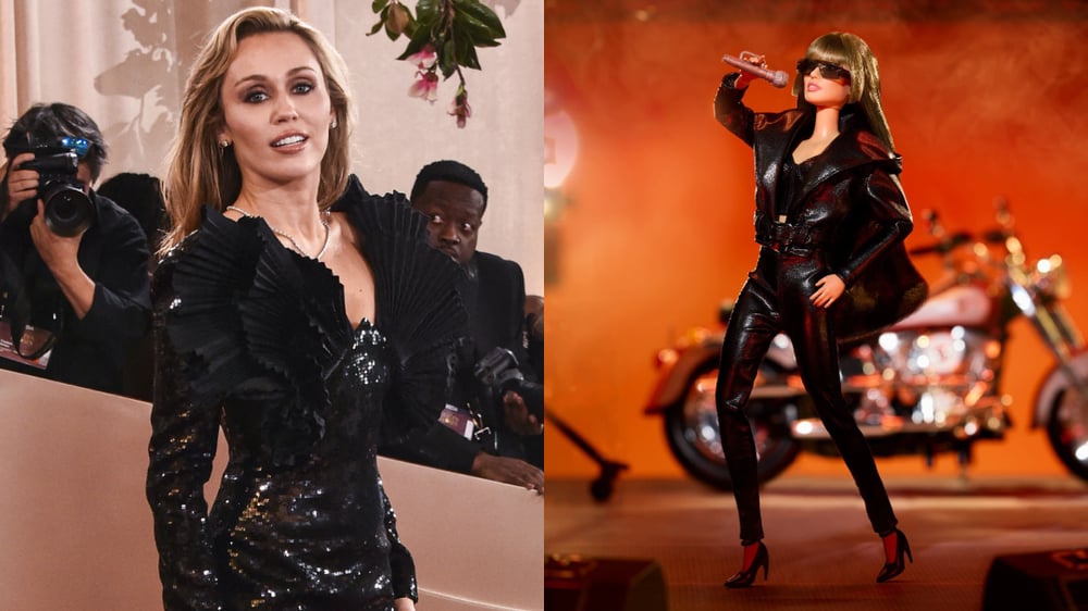Miley Cyrus officially becomes a Barbie, rocking the best of both ...