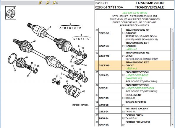 Roulement HS sur arbre de transmission : quel est le danger ? - Xantia ...