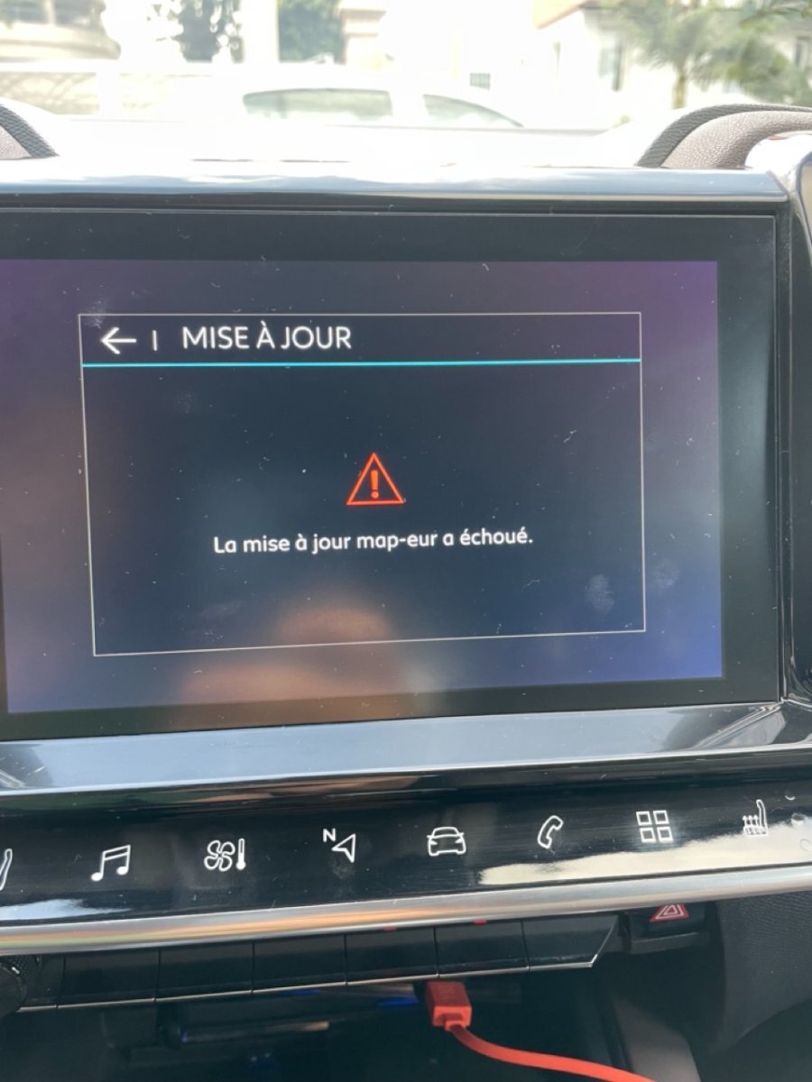 Citroen Update Installation Interrompue