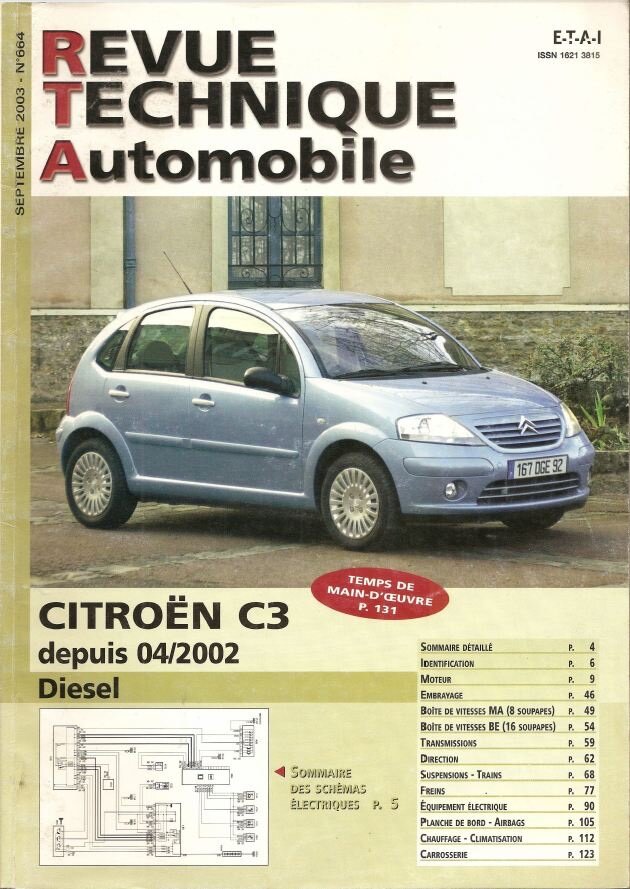Tuto bougies préchauffage C3 I phase 2 1,4 HDI - C3 I/ C3 Pluriel (2002 ...