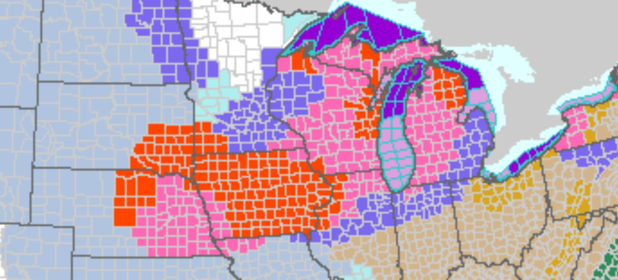 Midwest Really Getting Hit Now - Midwest Weather Report - Free Jinger