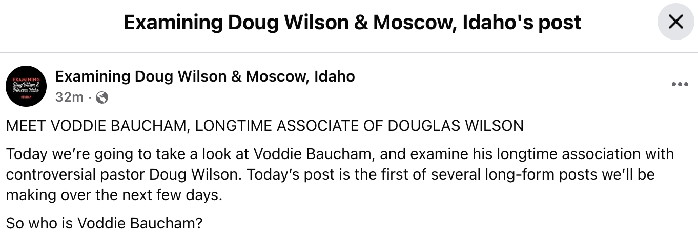 Updated 25 Sep 2025 - Voddie Baucham has passed away - Page 12 - Voddie ...